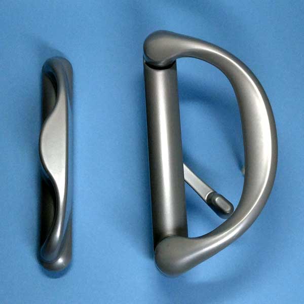 Involute Interlock Sliding Door Handle Silver 13-473SV | Window and ...