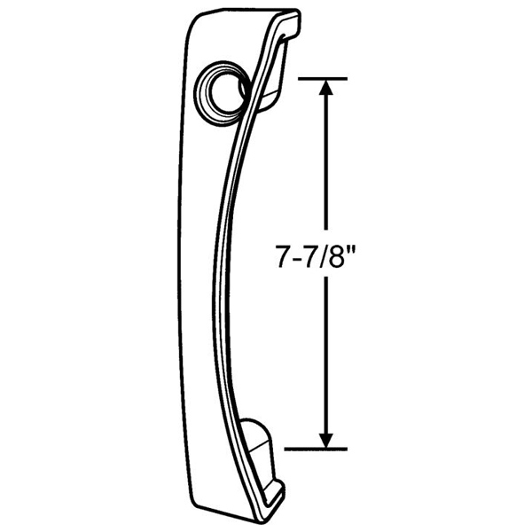 Pella Exterior Sliding Door Handle RH 13-513RH-WE | Window and Door Parts