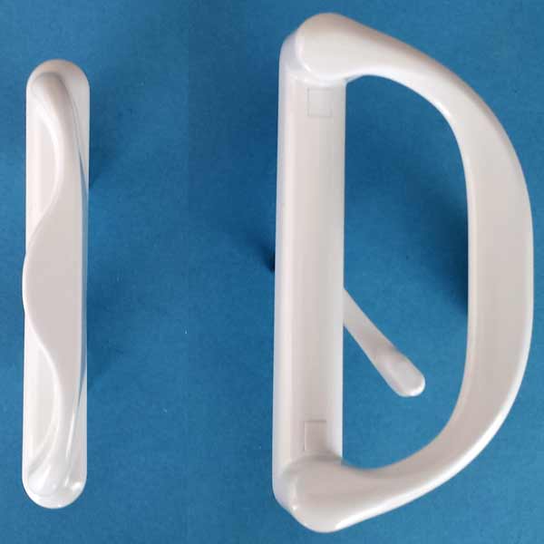 Interlock Patio Door Handle White 13-555W | Window and Door Parts