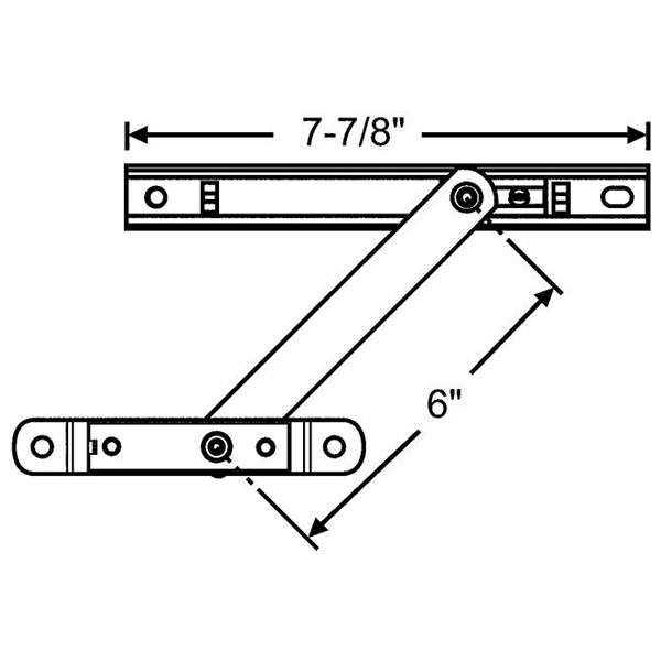Securistyle 6 inch Window Limit Device 28-183-6 | Window and Door Parts
