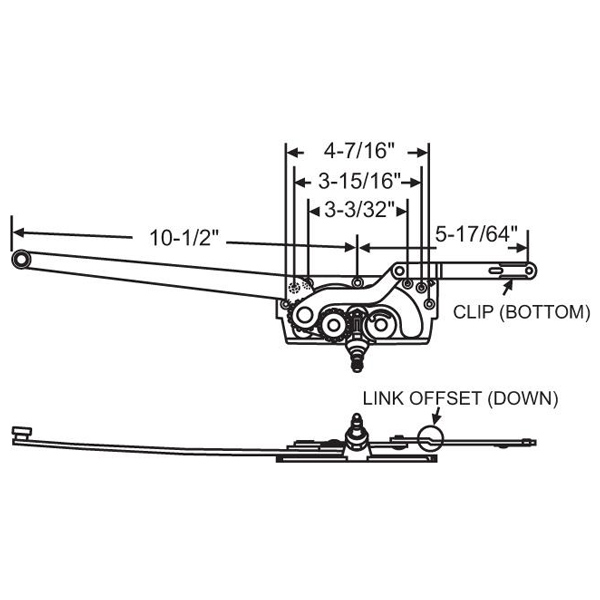 Truth Entrygard Casement Operator 36-335 | Window and Door Parts