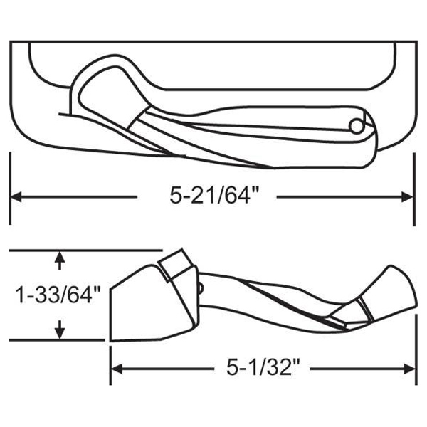 Truth Encore Tango Folding Handle and Cover Aluminum 37-215-7