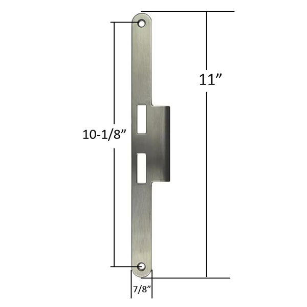 Marvin Door Latch Deadbolt Strike 56-395039-SS | Window and Door Parts
