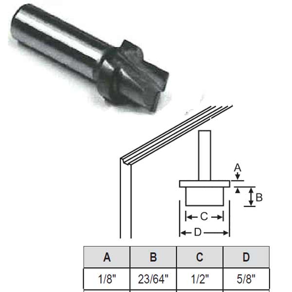 Stepped Router Bit 59-69 | Window and Door Parts