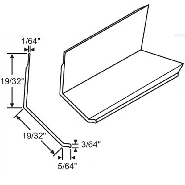 Rigid PVC Balance Cover 65-588W | Window and Door Parts