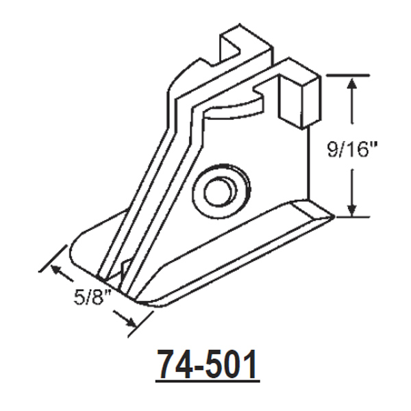 Balance Shoe 74-501 | Window and Door Parts