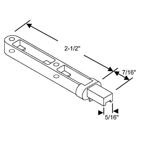 85 Series Pivot Bar 85-573 | Window and Door Parts