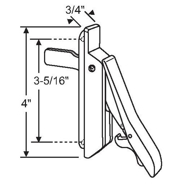 GU Casement Window Lock 854-11000 | Window and Door Parts