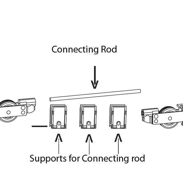 G-U Lift and Slide Connecting Rod 854-12739 | Window and Door Parts