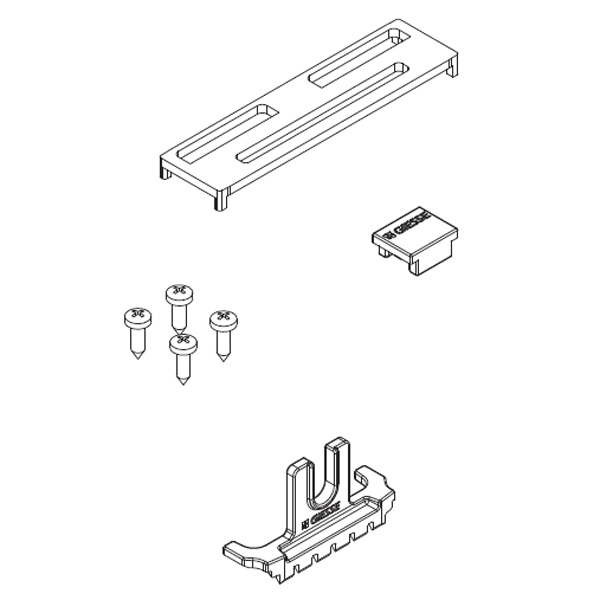 Giesse Unica Cremone Handle Kit 856-02407 | Window and Door Parts