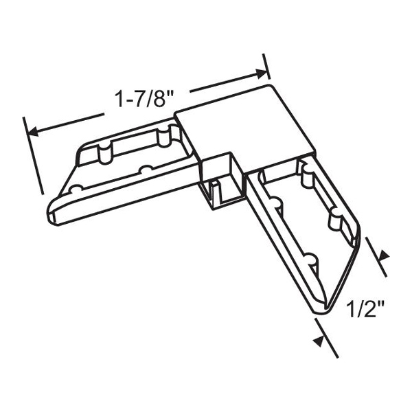Outside Corner Key 90-453-50 | Window and Door Parts