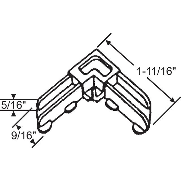 Screen Corner Key 90-455 | Window and Door Parts