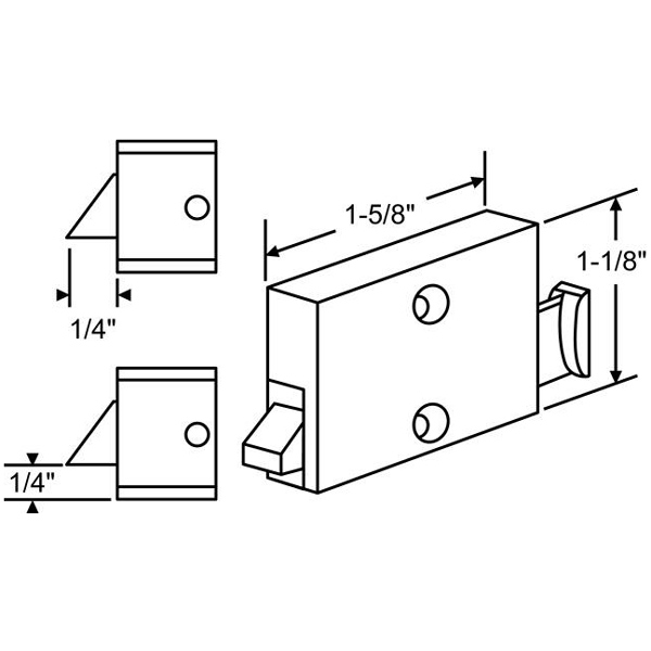 Reynolds Window Tilt Latch 900-10278 | Window and Door Parts