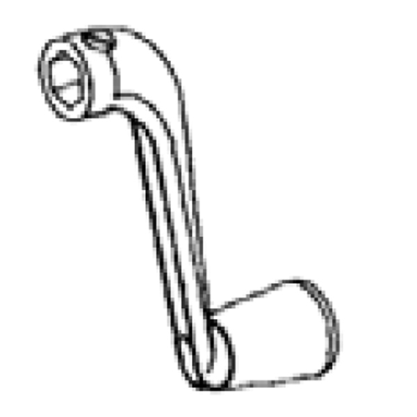 Stanley Window Crank Handle 3/8" Hex 900-10778 | Window and Door Parts