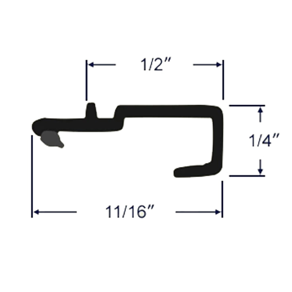 Pennco Window Vinyl Glazing Bead 900-12029W | Window and Door Parts