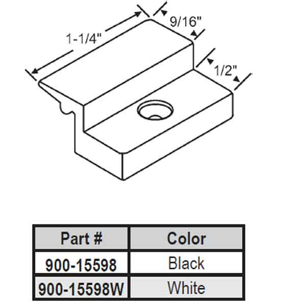 Slider Guides 900-15598 | Window and Door Parts