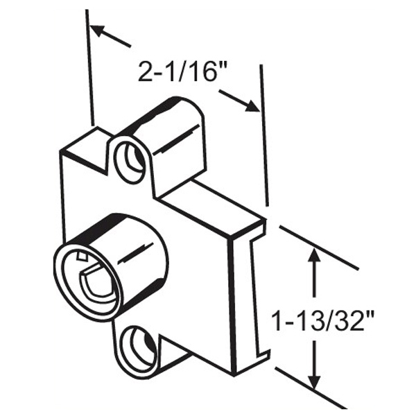 Capitol Key Cylinder Housing 900-9639 | Window and Door Parts