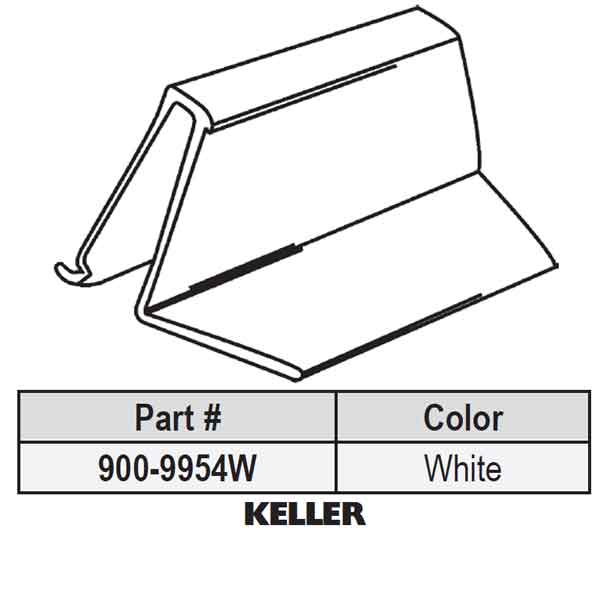 Snap In Vinyl Glazing Bead 900-9954W | Window and Door Parts