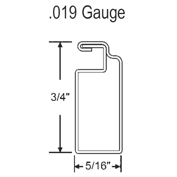 Window Screen Frame Mill 90H-223 | Window and Door Parts