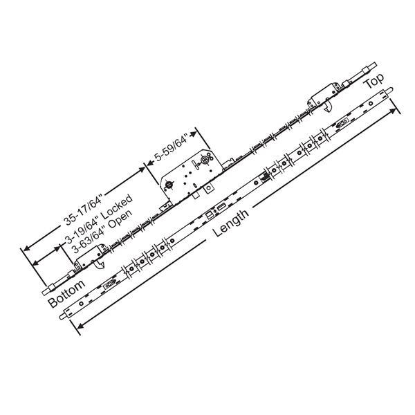 Andersen Stormwatch 5-Point Lock 56-493 | Window and Door Parts