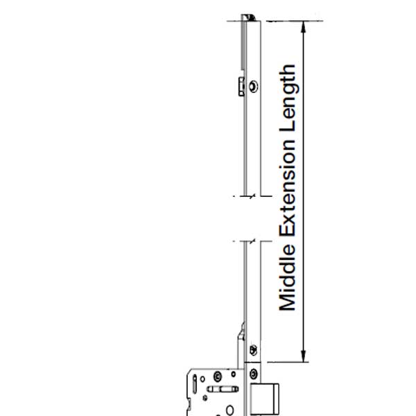 HLS 7 Middle Extension 2665495 | Window and Door Parts