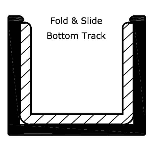 Channel Bottom Poly Channel Black 3000mm 2916987 | Window and Door Parts