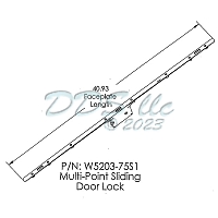 Ashland Sentinel Sliding Door Lock 16-816 | Window and Door Parts