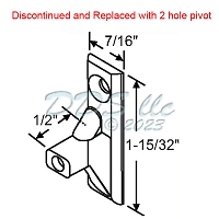 Window Pivot Bar 62-653R | Window and Door Parts