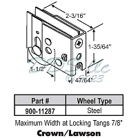 Disco 1103 Patio Door Roller 900-11287 | Window and Door Parts
