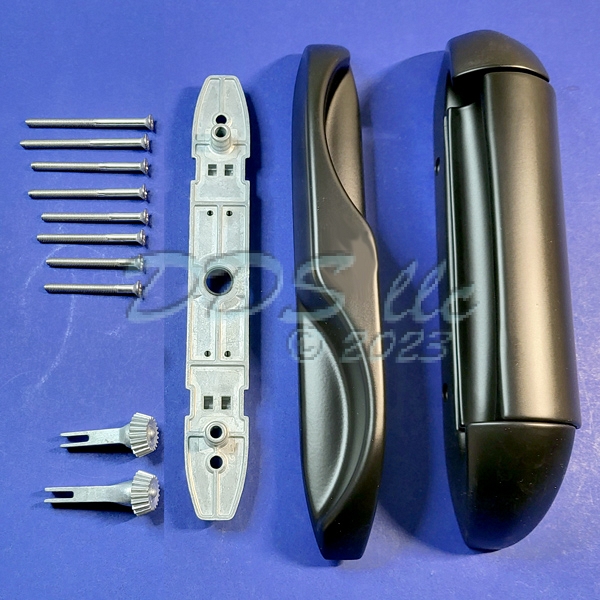 Interlock Intuition Sliding Door Handle Black 13-595B | Window and Door ...