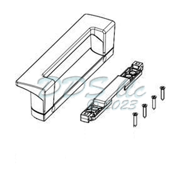 Interlock Crest Interior Handle And Baseplate 13-711W | Window and Door ...