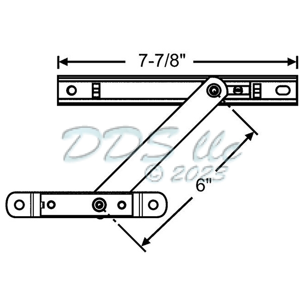 Securistyle 6 inch Window Limit Device 28-183-6 | Window and Door Parts