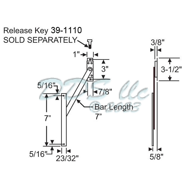 Anderberg Window Limit Device 28-7-11-0 | Window and Door Parts