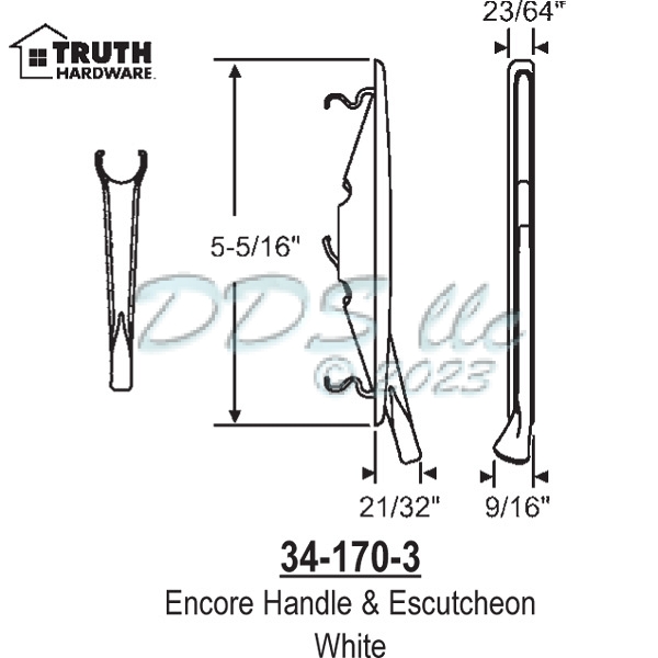Truth Encore Multi-Point Casement Lock 34-170-3 | Window and Door Parts
