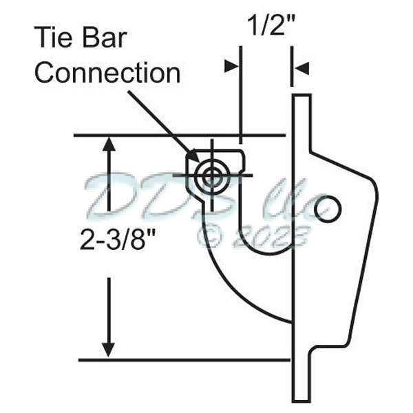 Truth Cam Handle 34-85-3 | Window and Door Parts