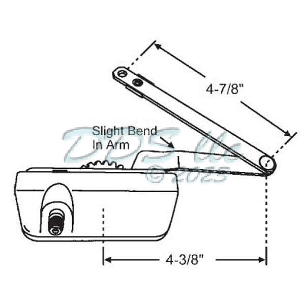 GU Sill Mounted Casement Operator 36-516RHowM | Window and Door Parts