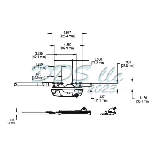 Truth Sill Mounted Casement Window Operator 36-556EN | Window and Door ...