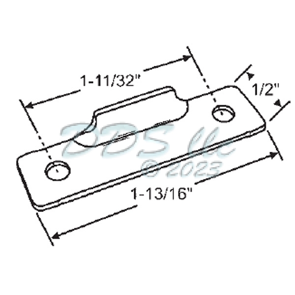 Truth Concealed Snubber 39-303ss | Window and Door Parts