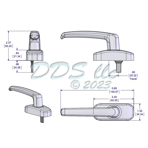 Magnum AMC Euro Tilt and Turn Window Handle 40-1033W | Window and Door ...