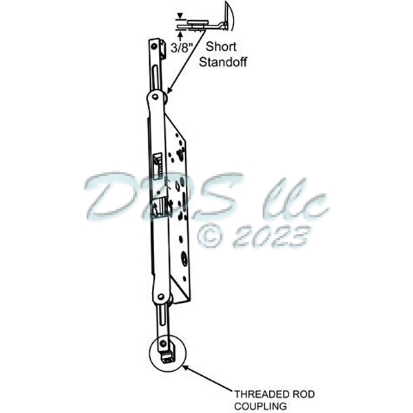Ashland Passive Multipoint Lock 56-170 | Window and Door Parts