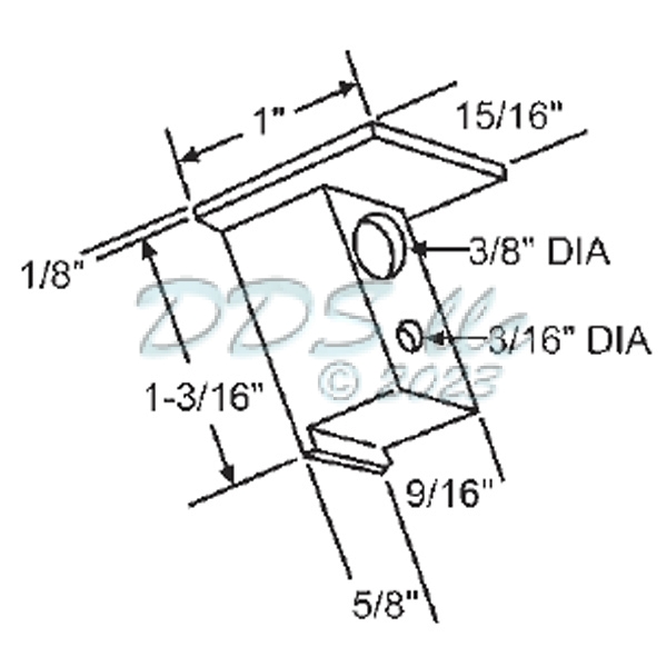 Sash Guide 60-727 | Window and Door Parts