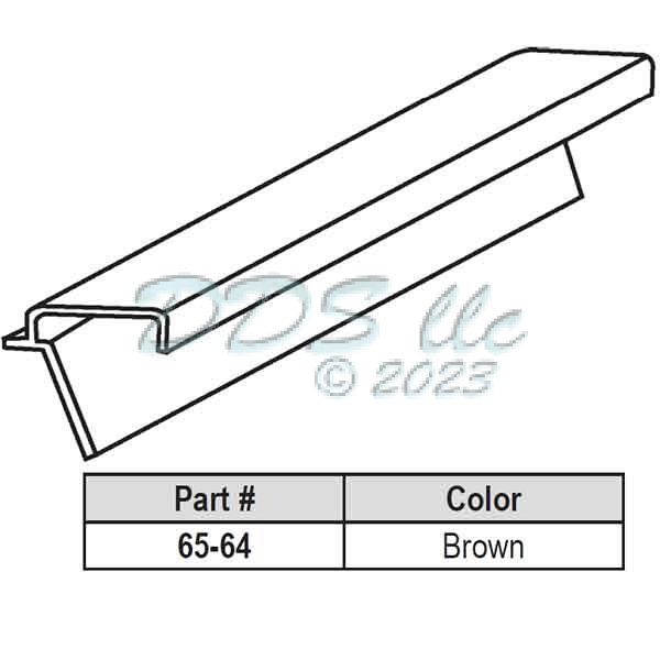 Snap In Vinyl Glazing Bead 65-64 | Window and Door Parts