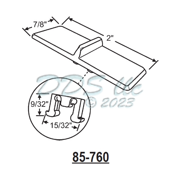 Tilt Slide Button 85-760 | Window and Door Parts
