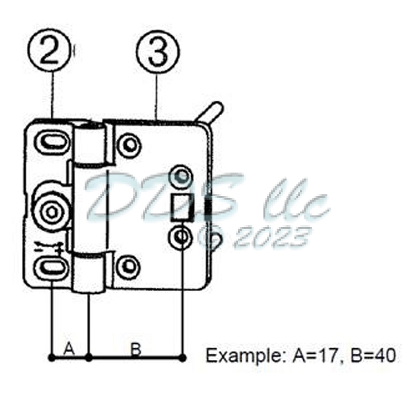 Ferco Sash Hinge 854-14773 | Window and Door Parts