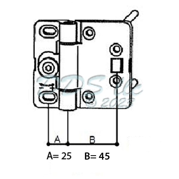Ferco Sash Hinge 854-14833 | Window and Door Parts