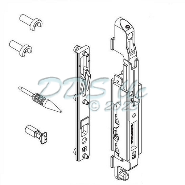 Giesse Sliding Door Drive Gear 856-16150 | Window and Door Parts
