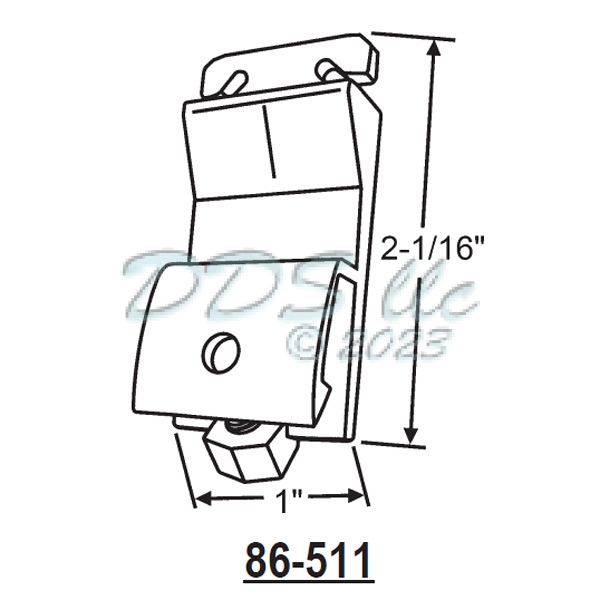 Jeld-Wen Window Friction Shoe 86-511 | Window and Door Parts