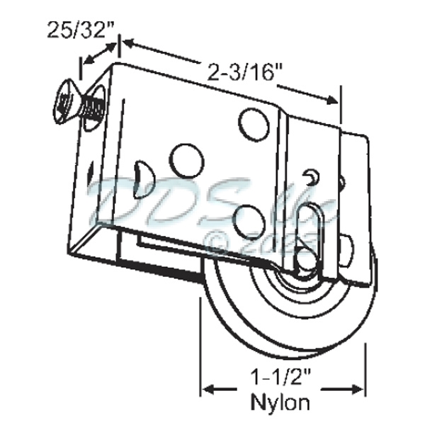 Strybuc Patio Door Roller 9-327 | Window and Door Parts