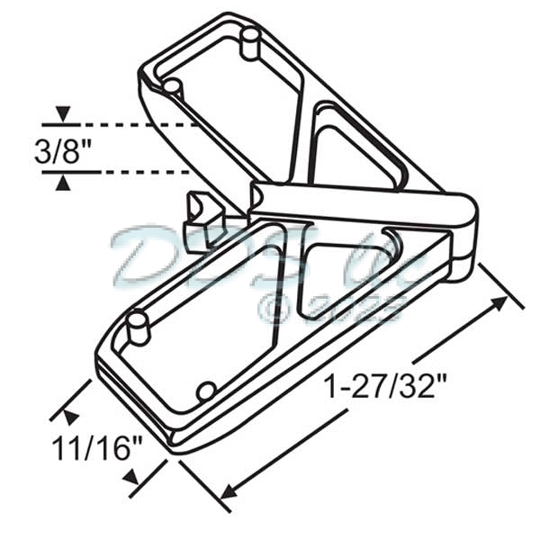 Andersen Window Screen Corner 90-503B | Window and Door Parts