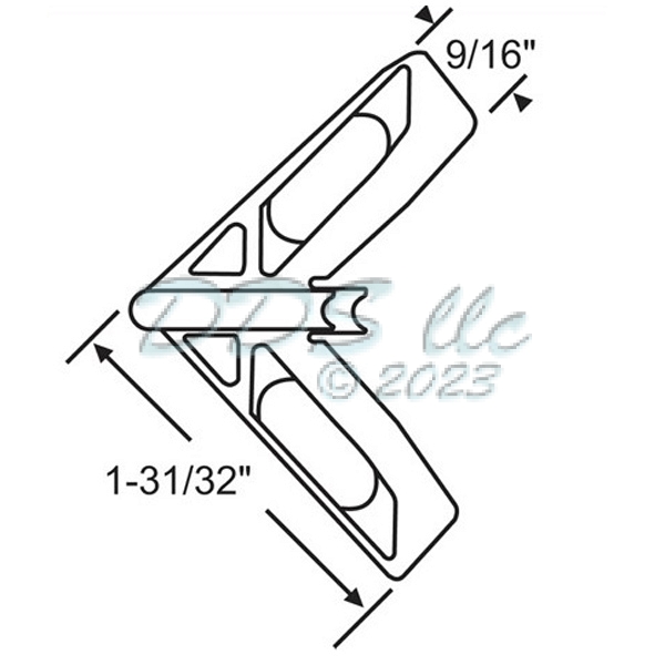 Marvin Window Screen Corner Bronze 90-865BZ | Window and Door Parts